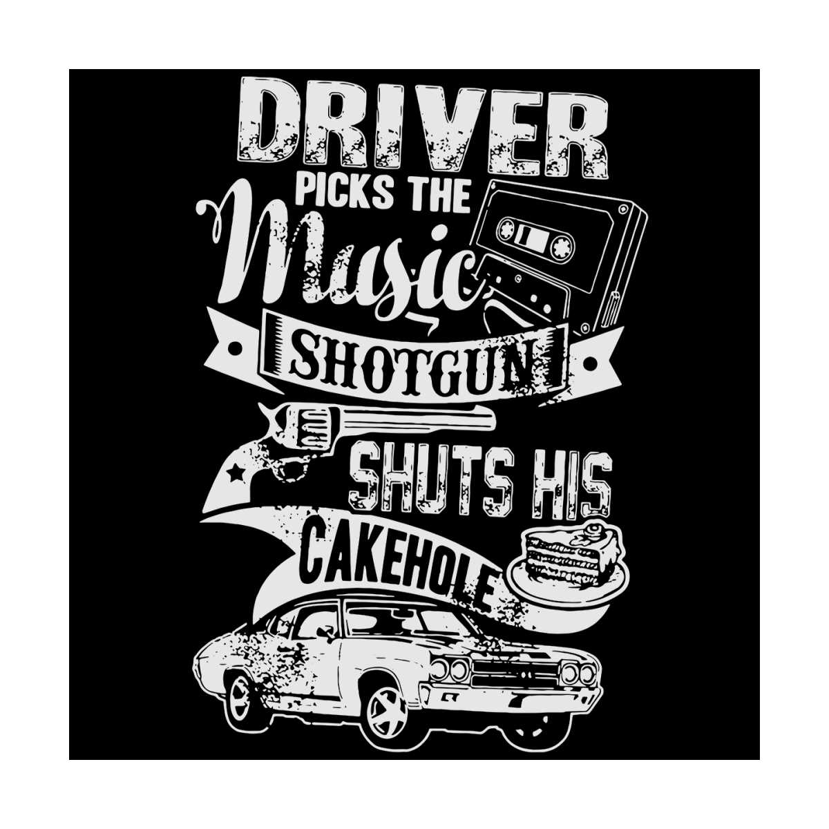 Driver picks the music shotgun svg,svg,demon hunter svg,john | Inspire ...