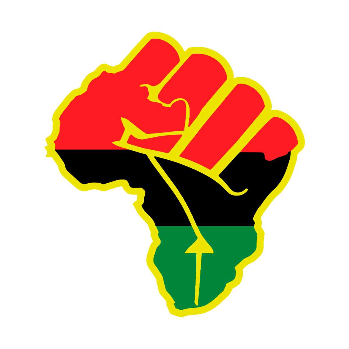 Africa Map Svg, Juneteenth Svg, Fist Svg, Fist Africa Map Sv | Inspire Uplift