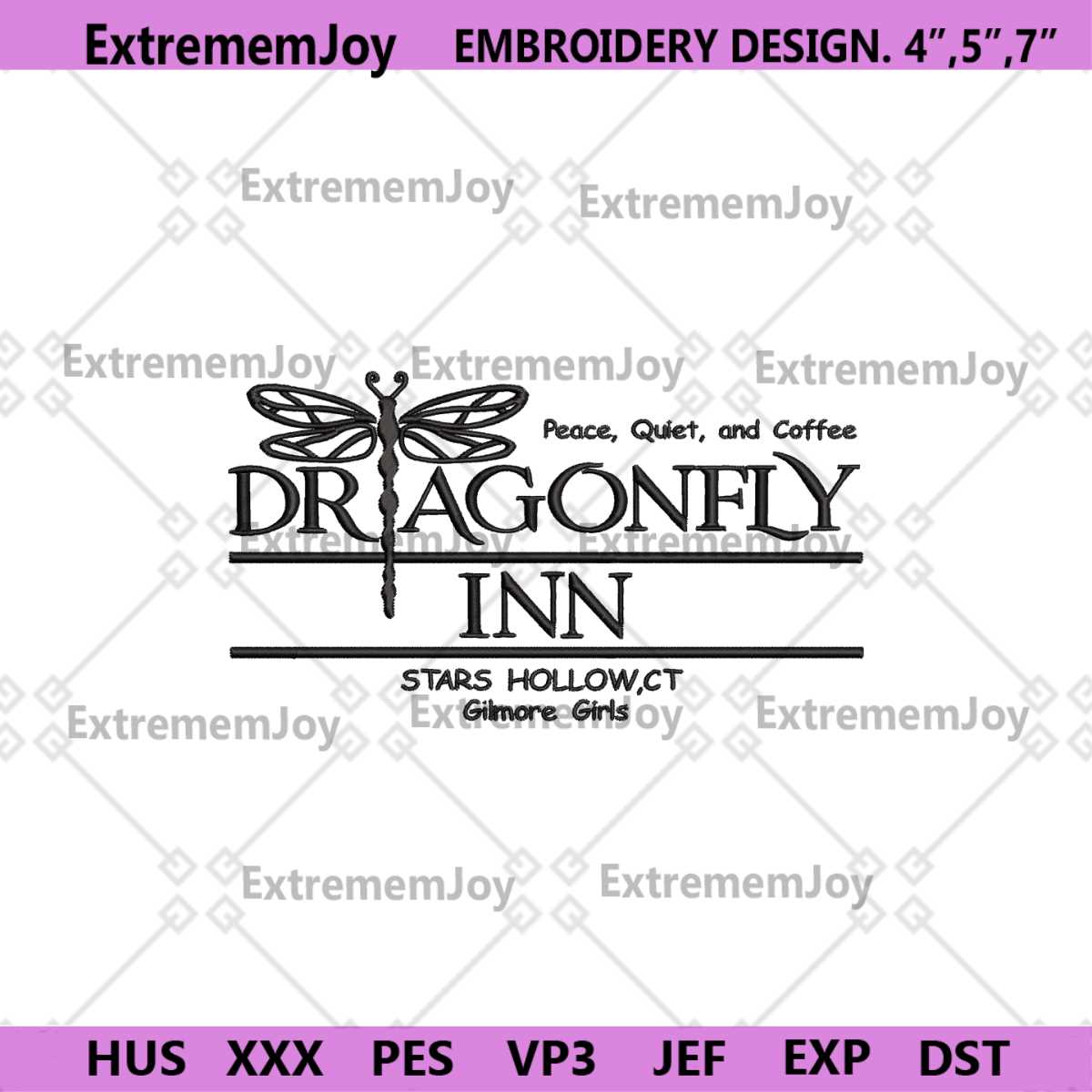 Dragonfly Inn Stars Hollow Embroidery Design Instant, Gilmor | Inspire ...