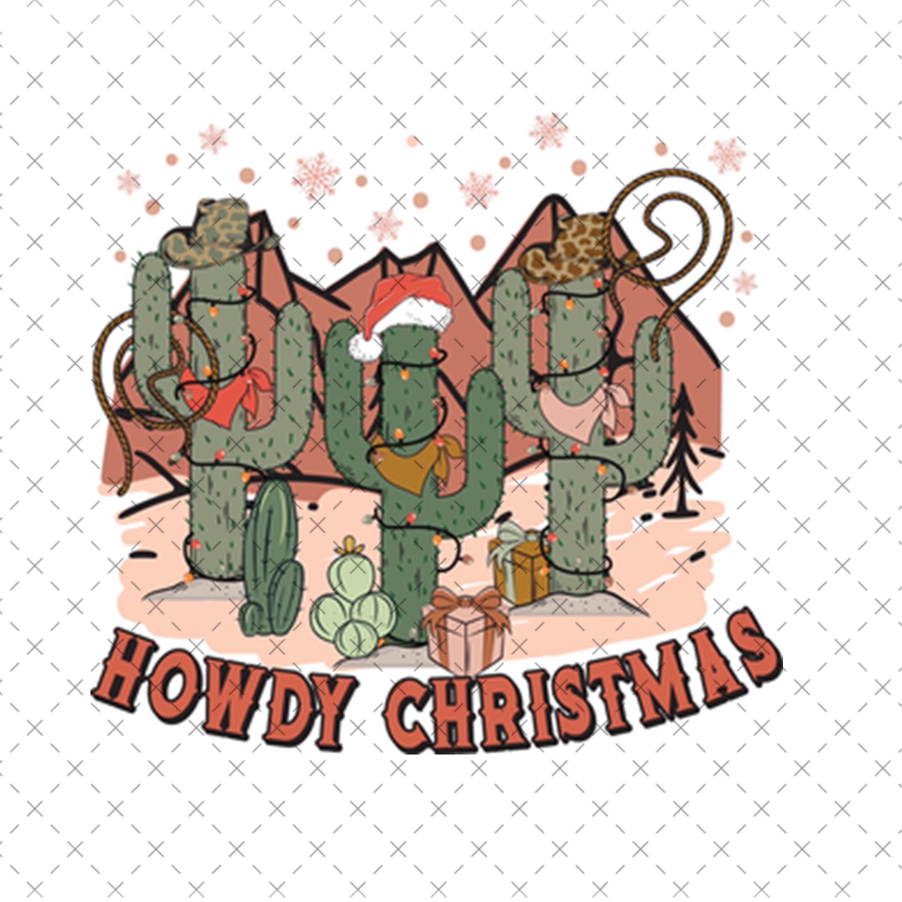 Howdy Christmas PNG, Western Christmas PNG, Cowboy PNG | Inspire Uplift