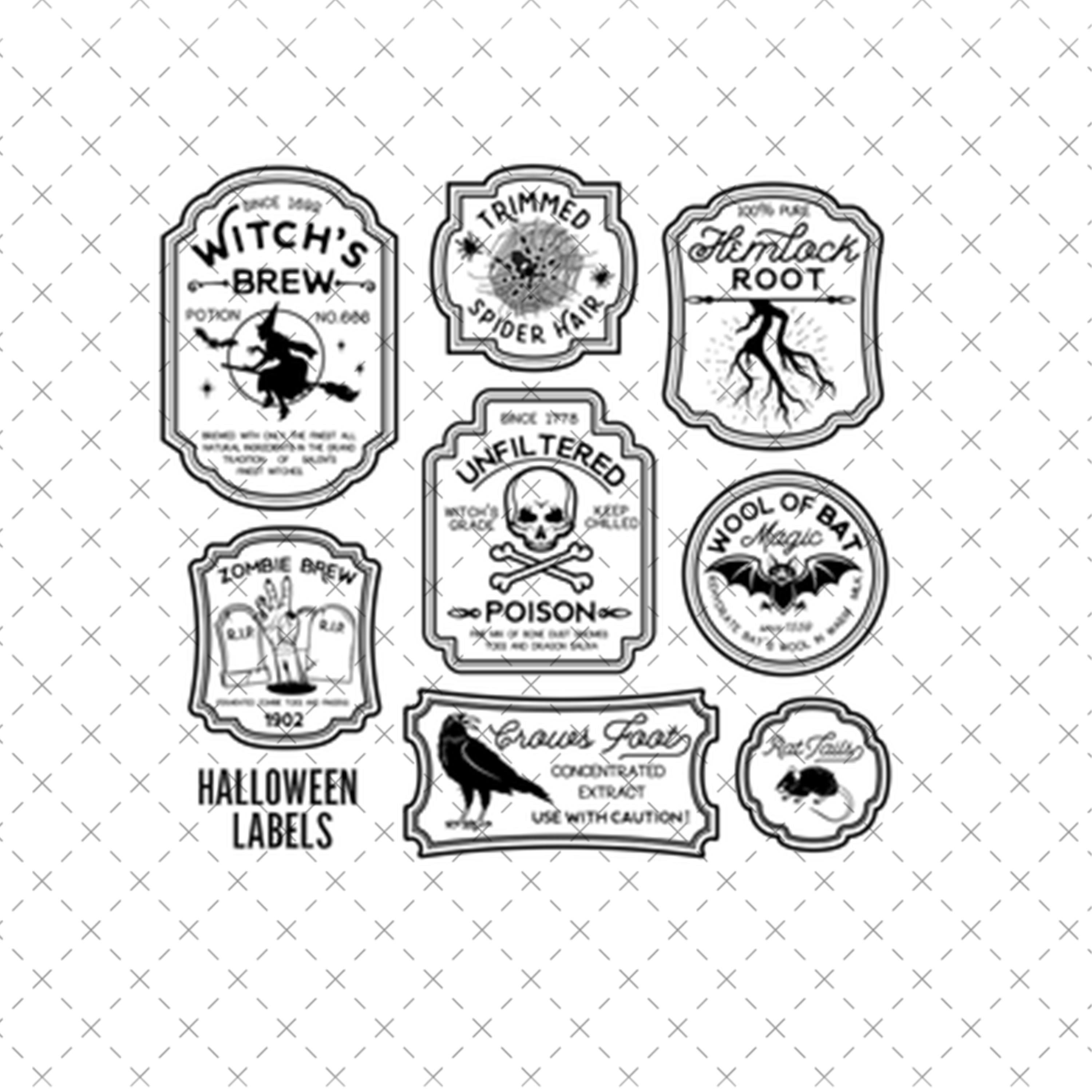 Potion Labels Svg | Inspire Uplift