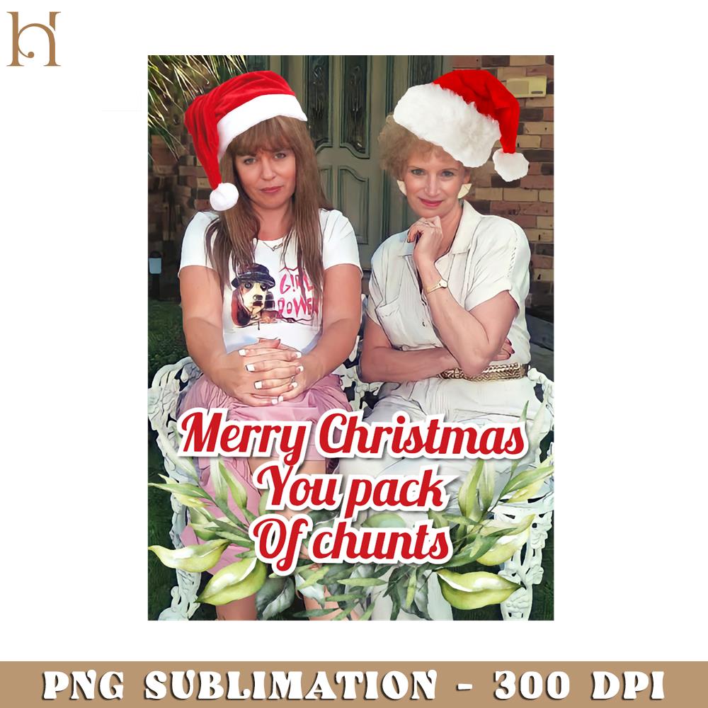 Merry Christmas you pack of chunts PNG Download, Xmas PNG | Inspire Uplift