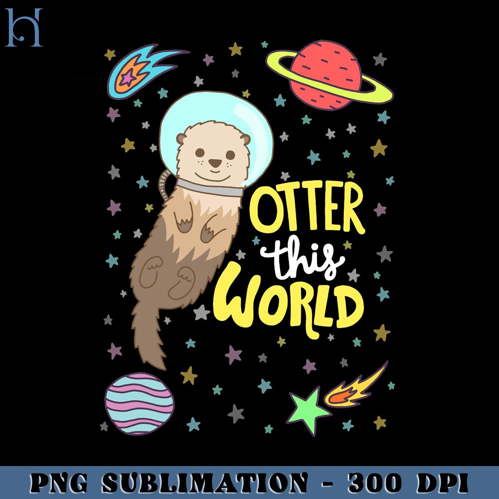 Otter This World PNG Download, Xmas PNG | Inspire Uplift