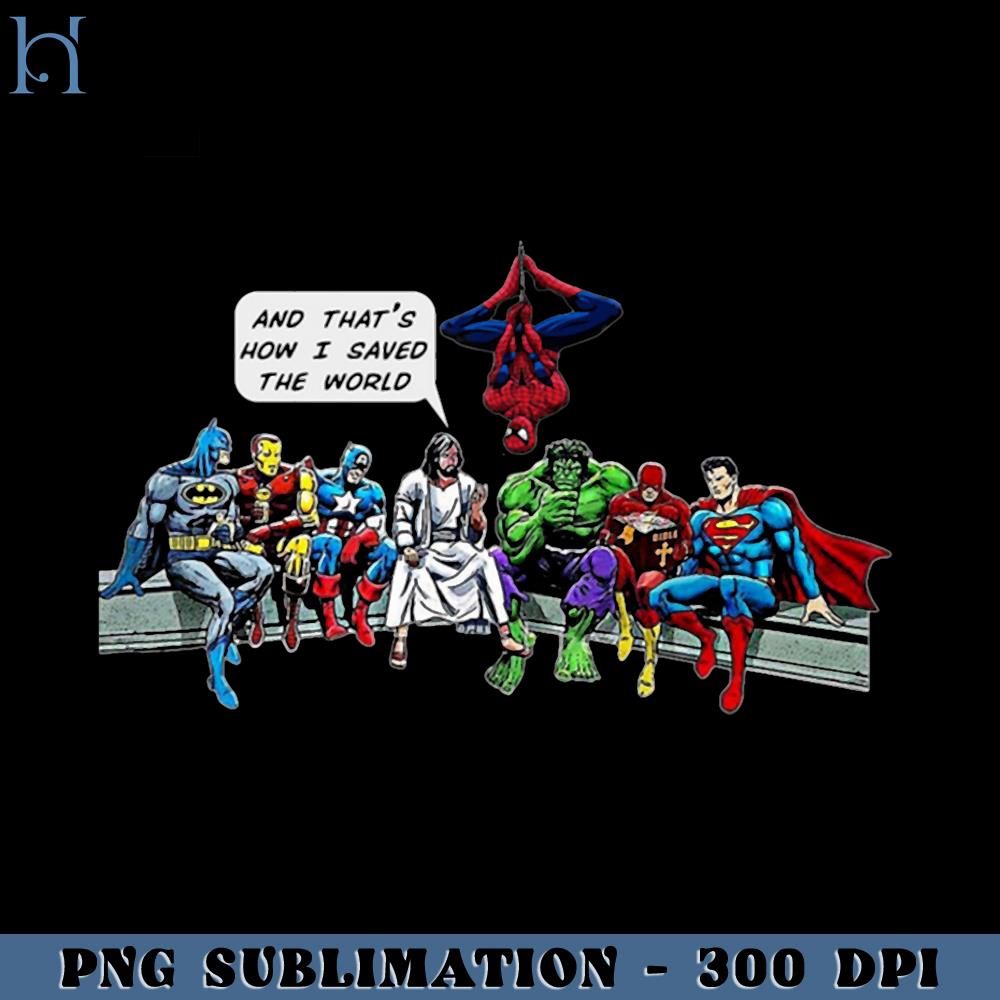 Jesus And That s How I Saved The World Jesus Fans Christma P | Inspire ...