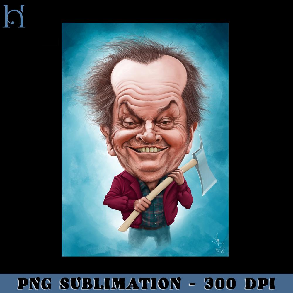 Jack Nicholson caricature PNG Download - Inspire Uplift