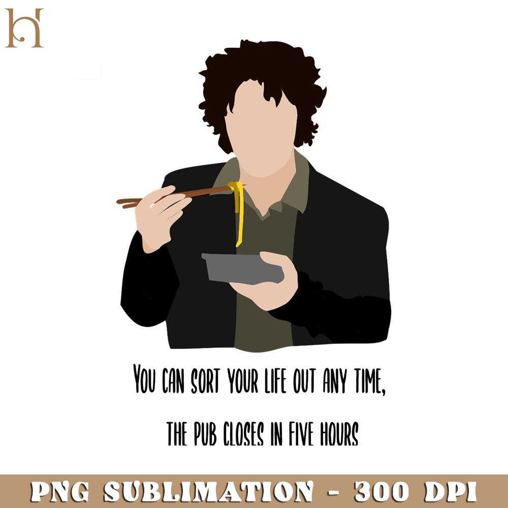 Sort Your Life Out Bernard Black Books PNG Download | Inspire Uplift