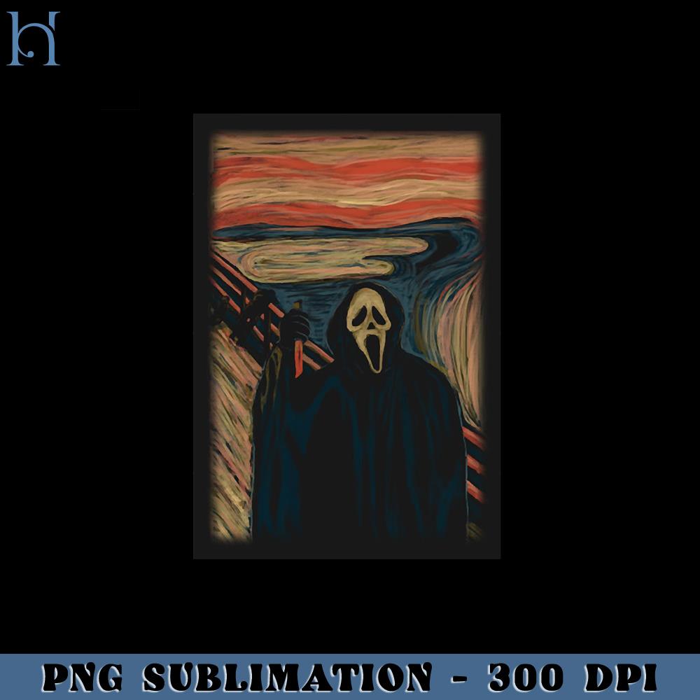 Screaming Ghostface Funny Movie PNG | Inspire Uplift