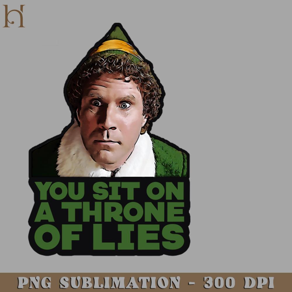 You sit on a throne of lies PNG Download | Inspire Uplift