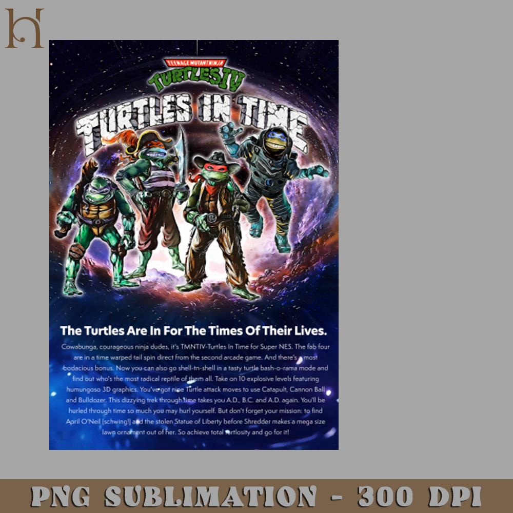 Turtles in Time Movie PNG Download | Inspire Uplift