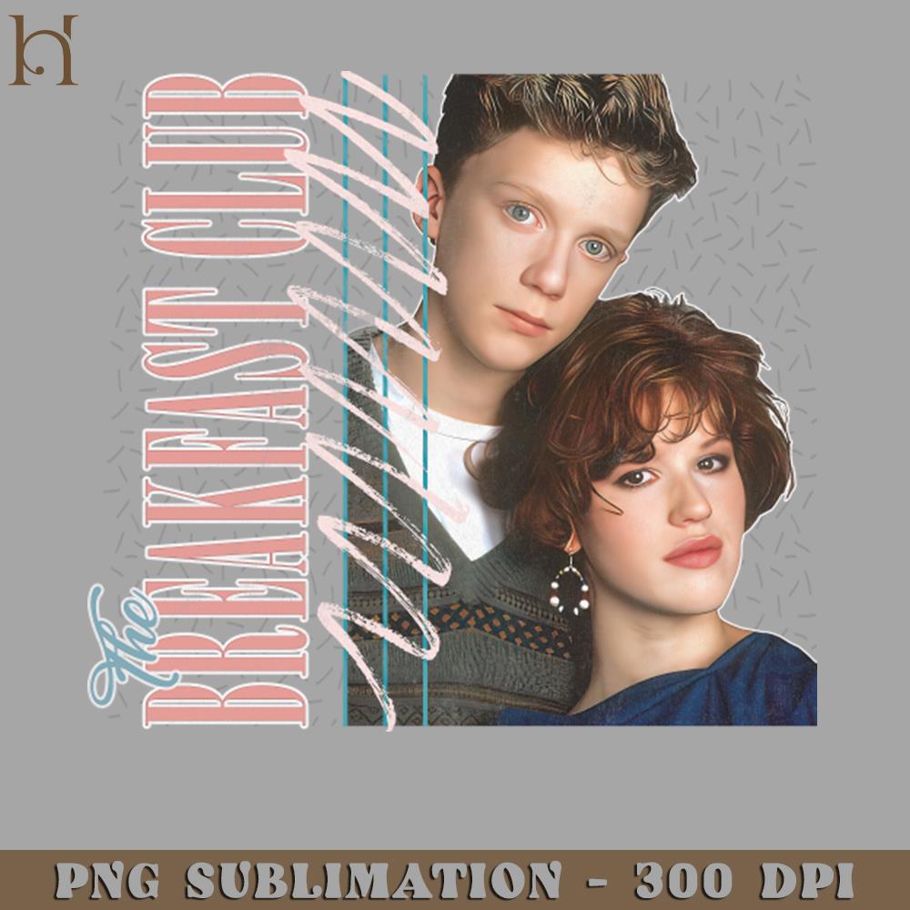 The Breakfast Club 80s Retro Style Fan Art Design Digital Do - Inspire ...