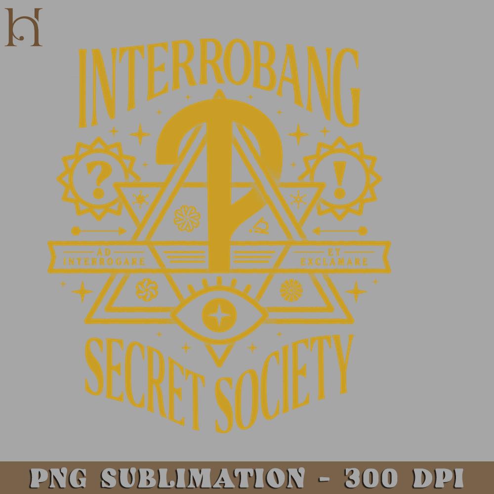 The Interrobang Secret Society old edition PNG Download | Inspire Uplift