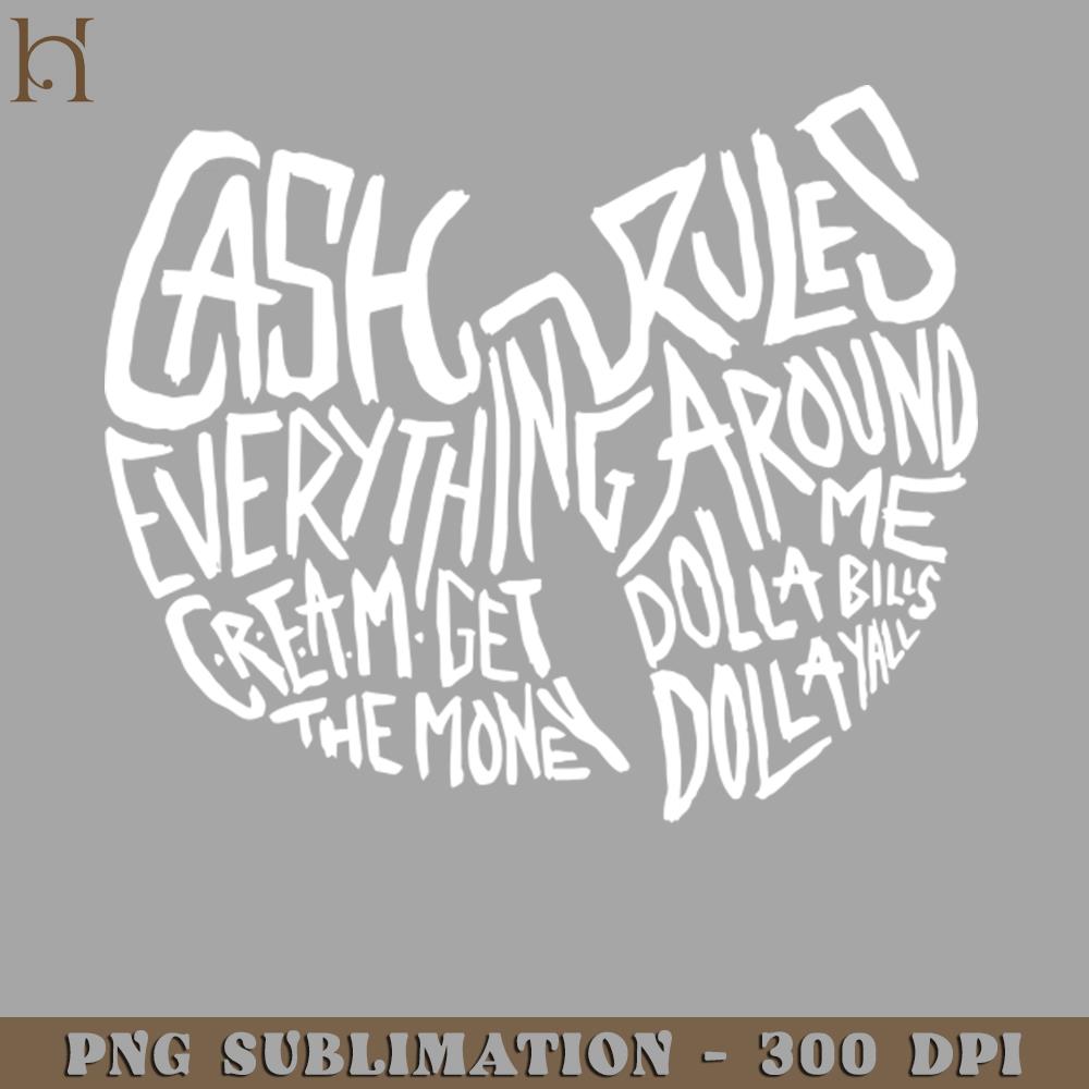 Vintage Wutang Classic Rules PNG Download | Inspire Uplift