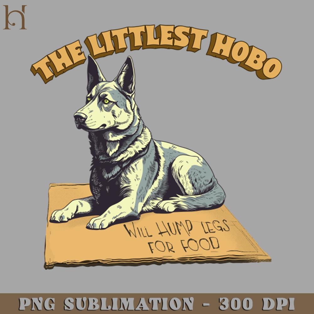 The Littlest Hobo Digital Download PNG Download | Inspire Uplift