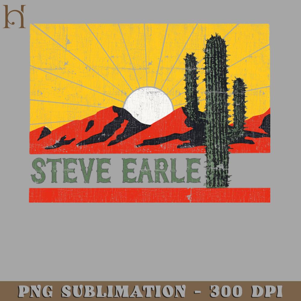 Steve Earle Retro Style Alt Country Fan Design Digital Downl | Inspire ...
