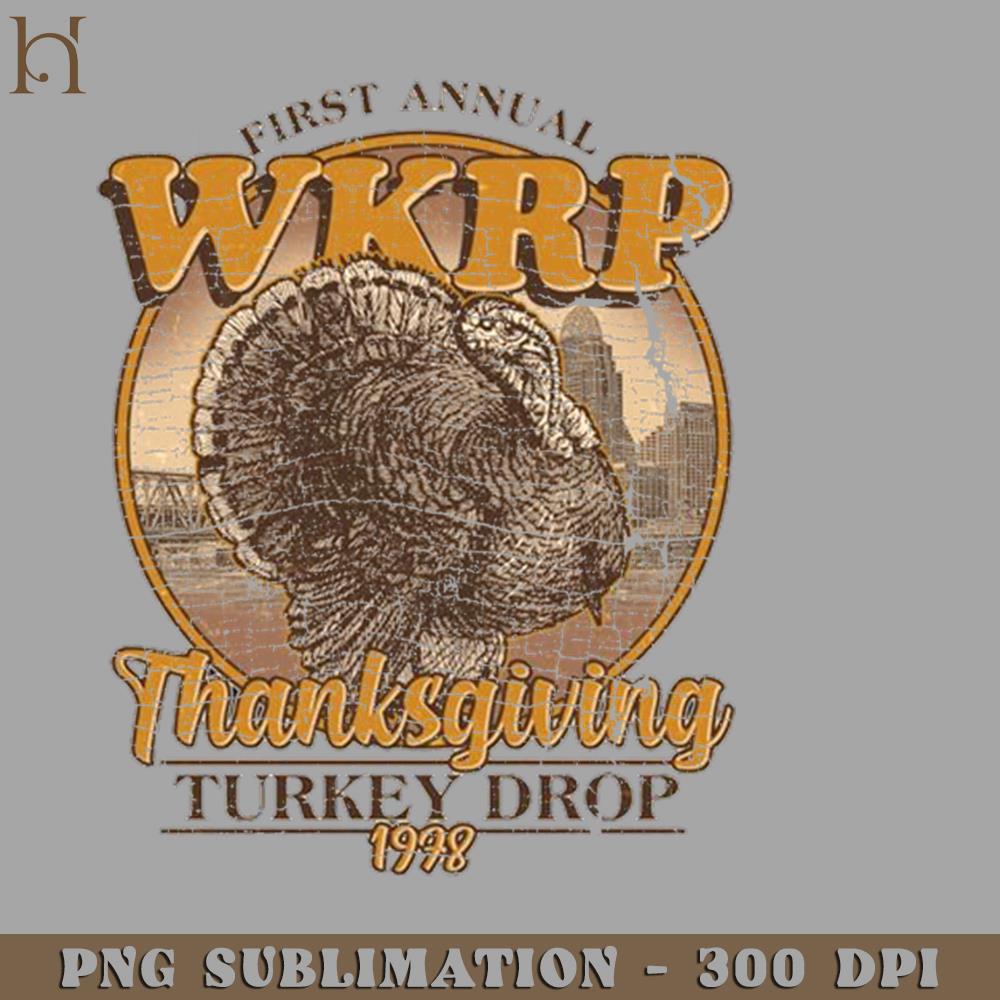 Vintage Wkrp Turkey Drop 1978 PNG Download | Inspire Uplift
