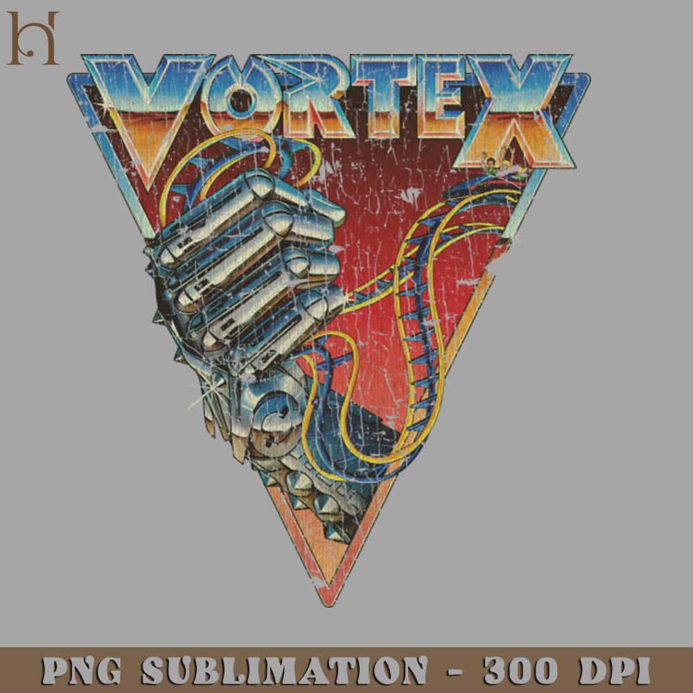 Vortex Roller Coaster 1987 PNG Download | Inspire Uplift