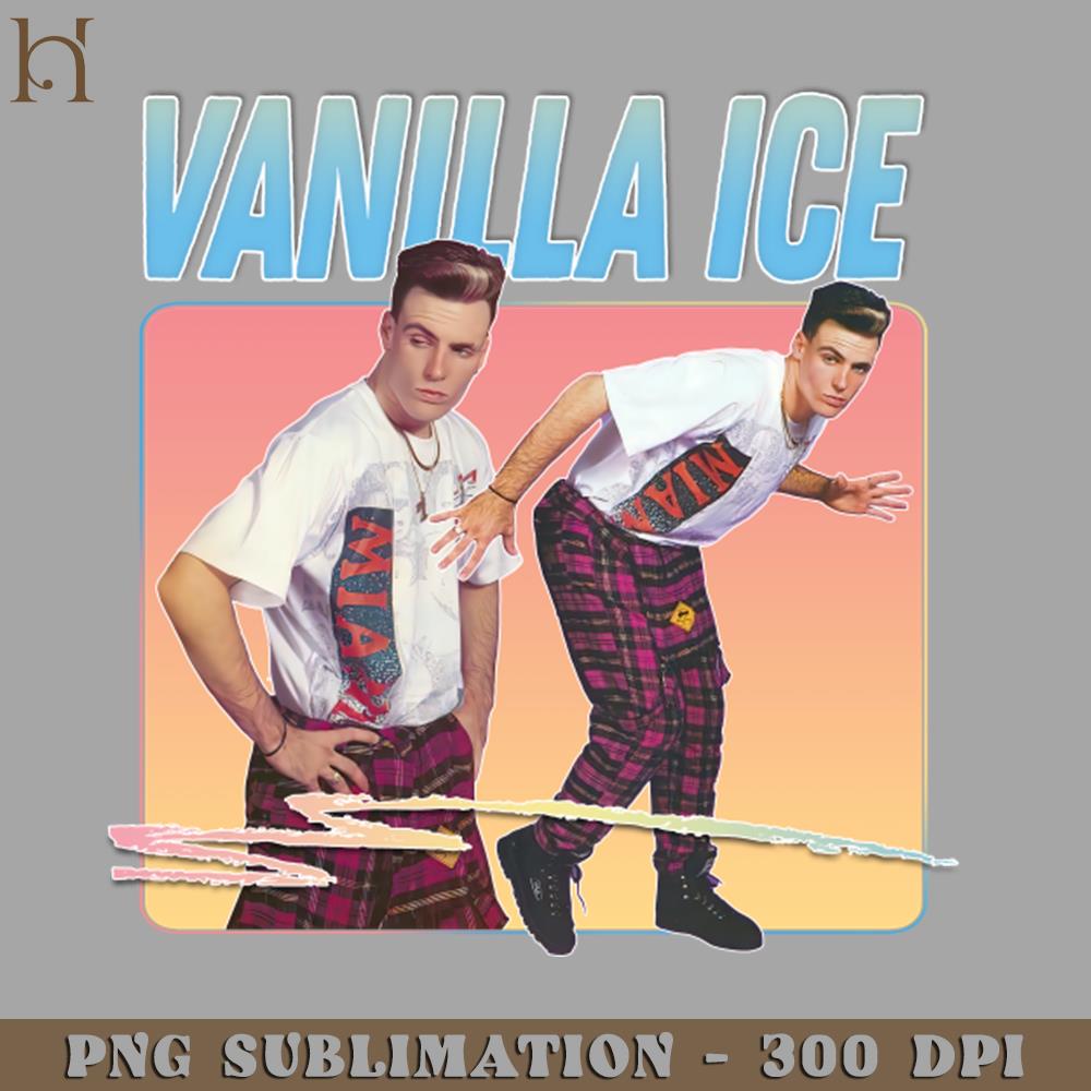 Vanilla Ice 90s Aesthetic Fan Art Design Hiphop PNG Download | Inspire ...