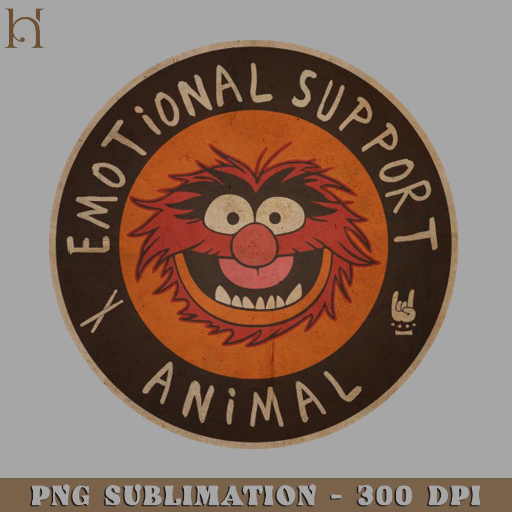 vintage 70s muppets emotional support animal PNG Download | Inspire Uplift