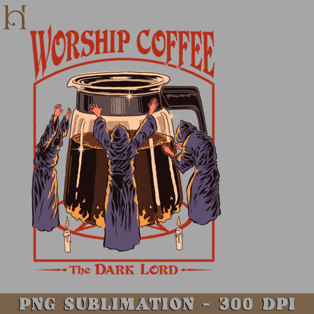 Worship Coffee PNG Download | Inspire Uplift