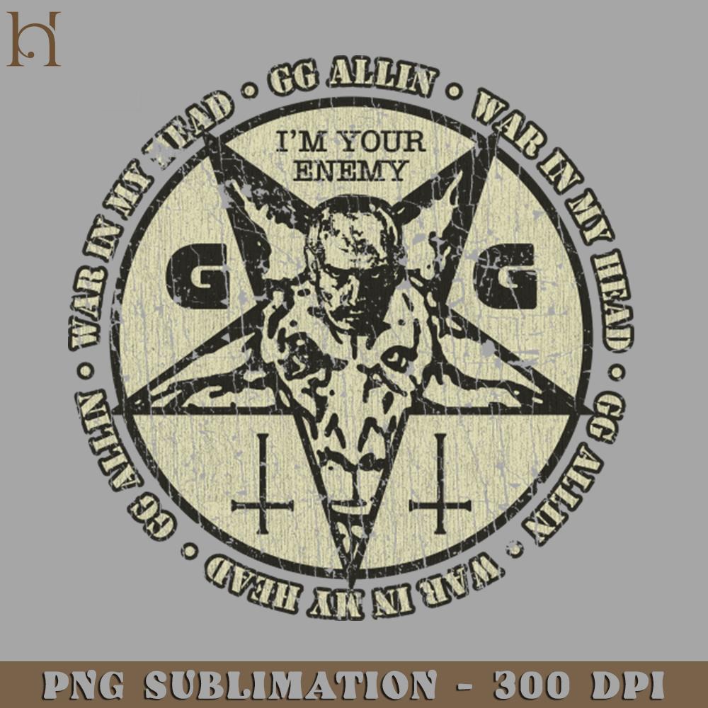 War in My Head Im Your Enemy 1991 PNG Download | Inspire Uplift