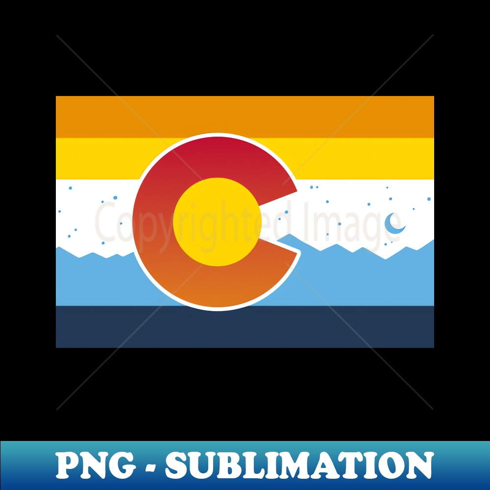 Colorado Flag AroAce Pride - High-Resolution PNG Sublimation | Inspire ...