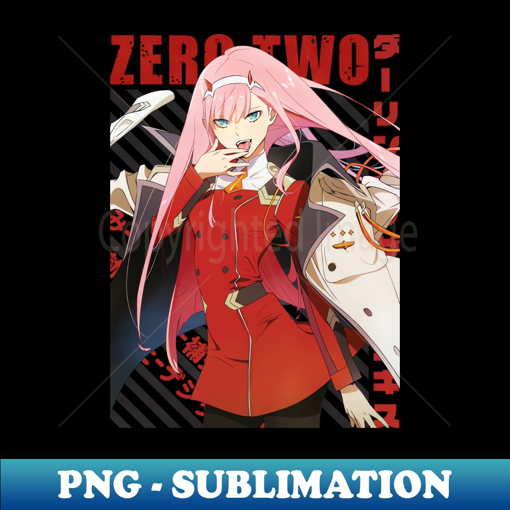 Darling in the franxx - Zero Two - PNG Transparent Sublimati | Inspire ...