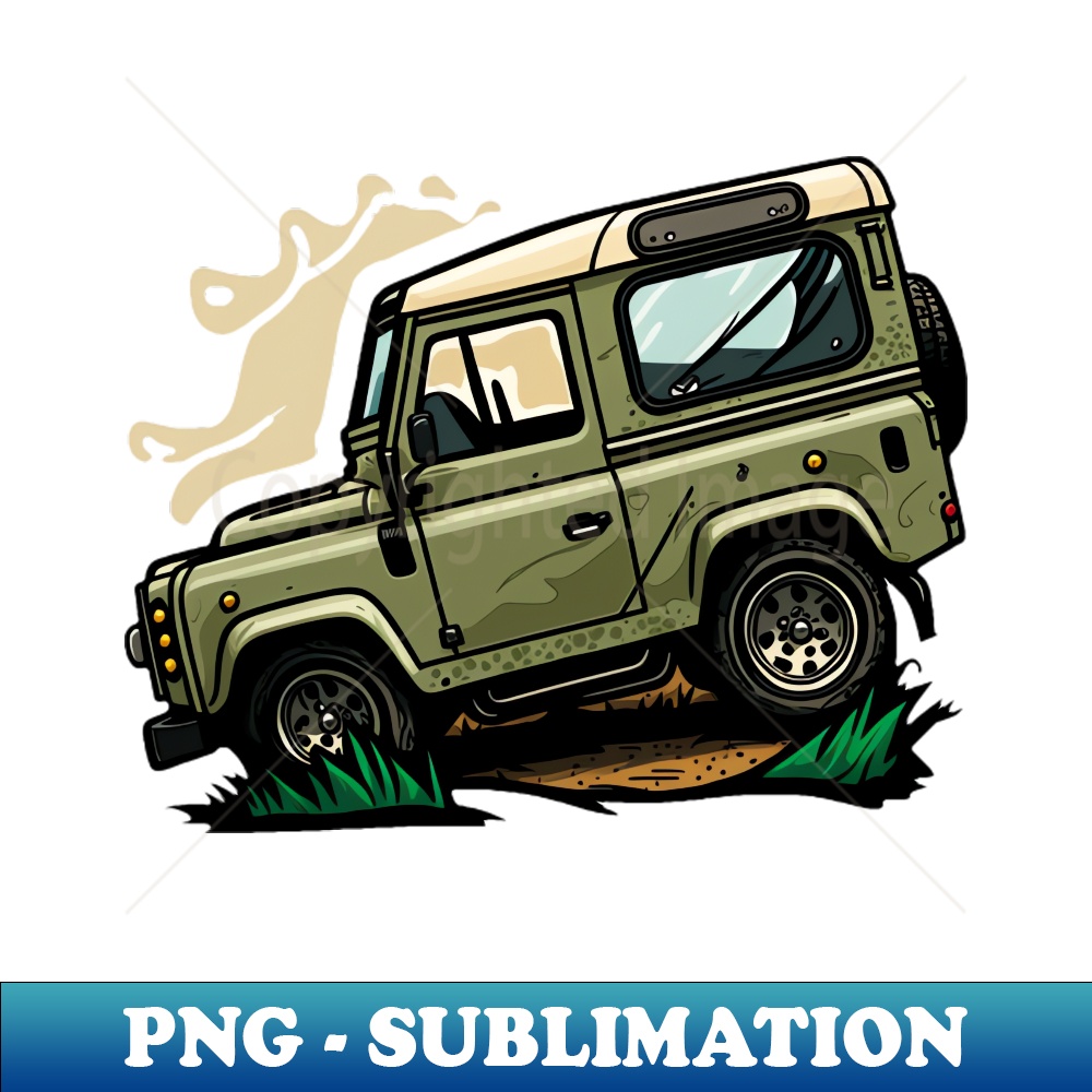 Cartoon Defender 90 Illustration - PNG Sublimation Digital D | Inspire ...