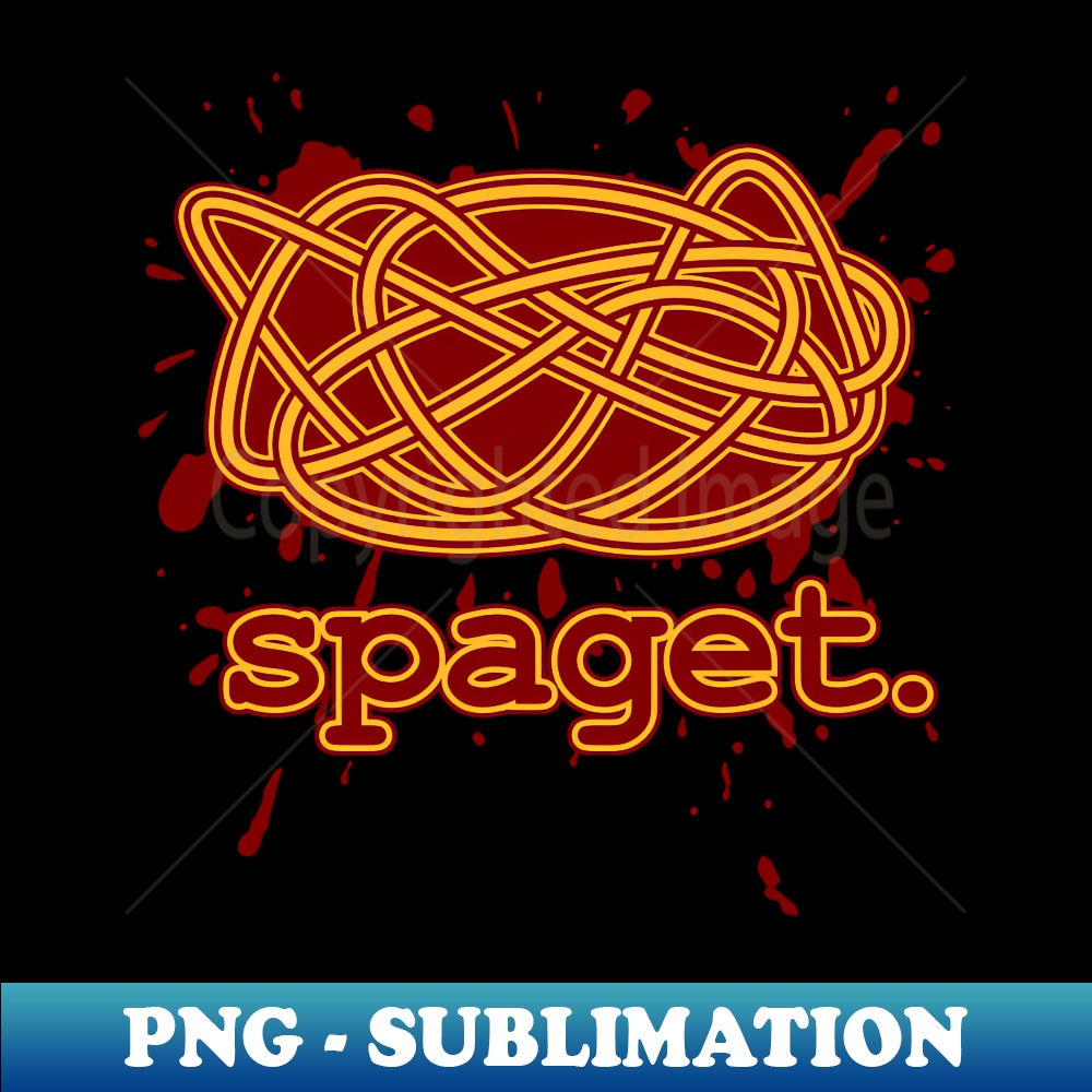 Spaget weird spaghetti splatter - Retro PNG Sublimation Digi | Inspire ...