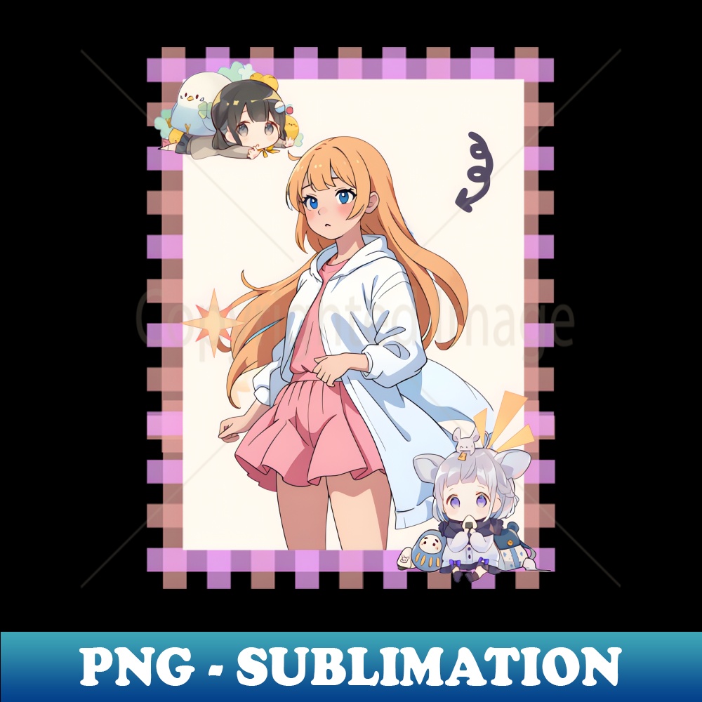 Kawaii Anime Delight Cute Girl Art - A Manga-Inspired Waifu | Inspire ...