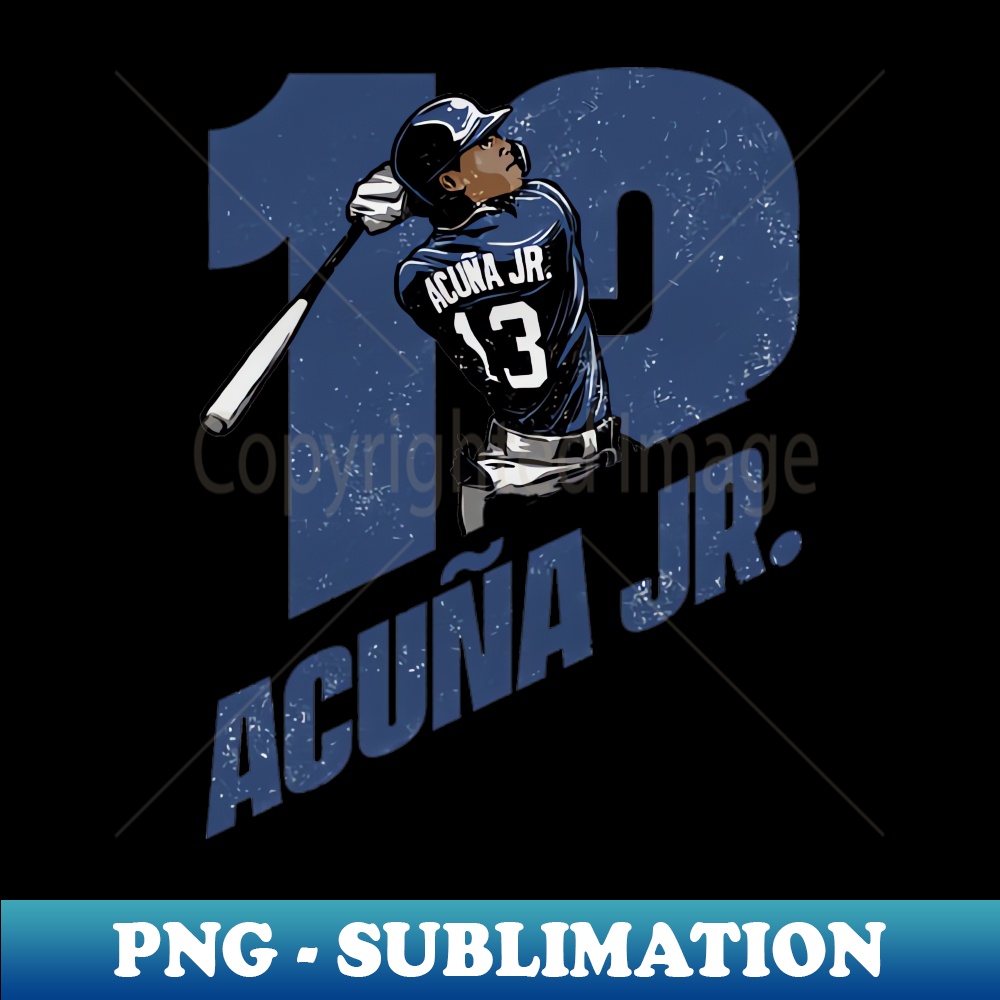 Ronald Acuna Jr Atlanta Cut - Creative Sublimation PNG Downl | Inspire ...
