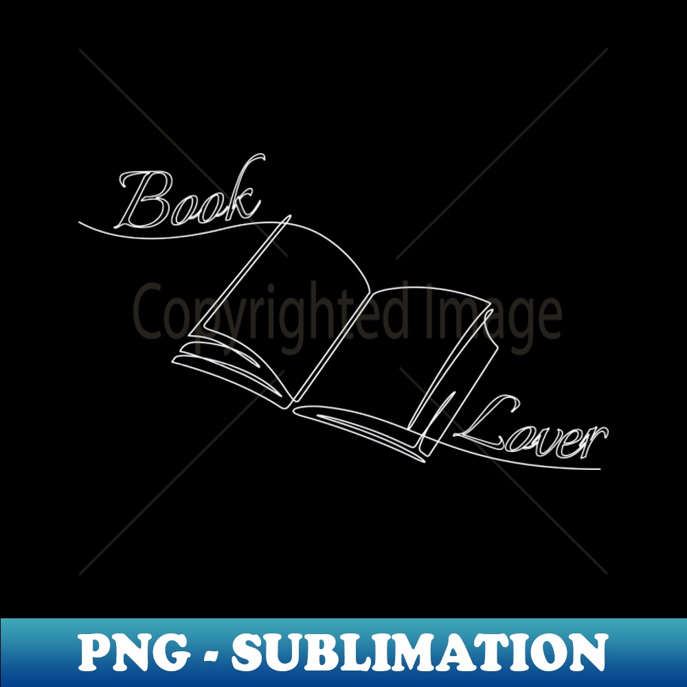 Simple bookish white line design for readers - High-Resoluti | Inspire ...