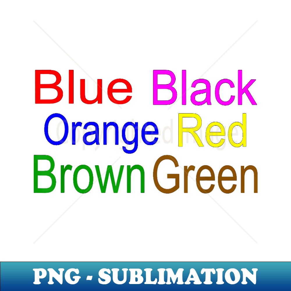 Nerdy Psychology Psychiatry Stroop Color Test Effect - Artis | Inspire ...