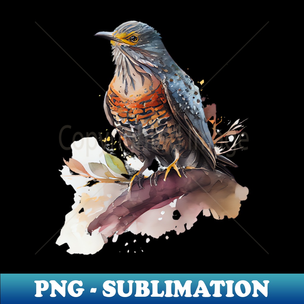Cuckoo Bird On A Tree - Premium PNG Sublimation File - Spice | Inspire ...