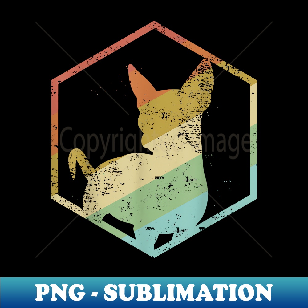 Cute Retro Chiweenie Silhouette design for Chiweenies - High - Inspire ...