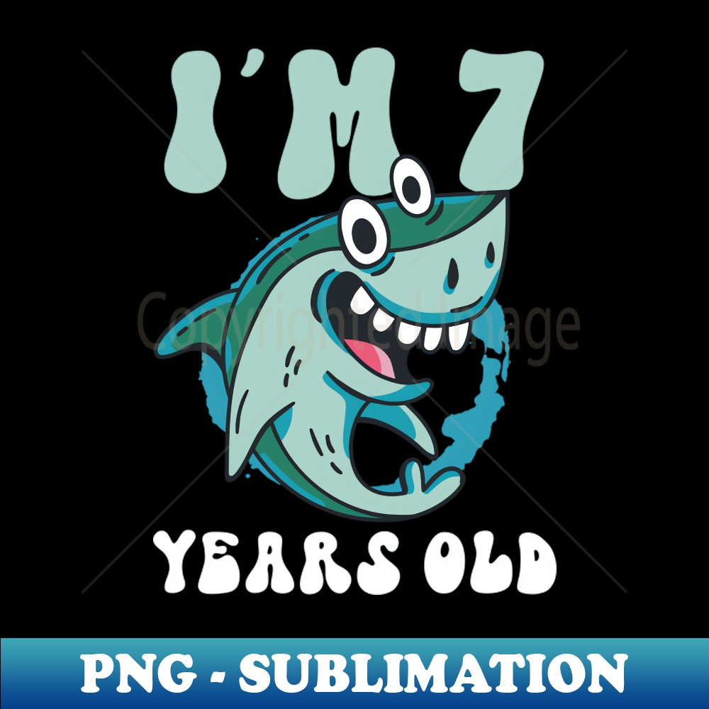 This Little Megalodon Hunter Is 7 - Megalodon Shark 7th Birt | Inspire ...