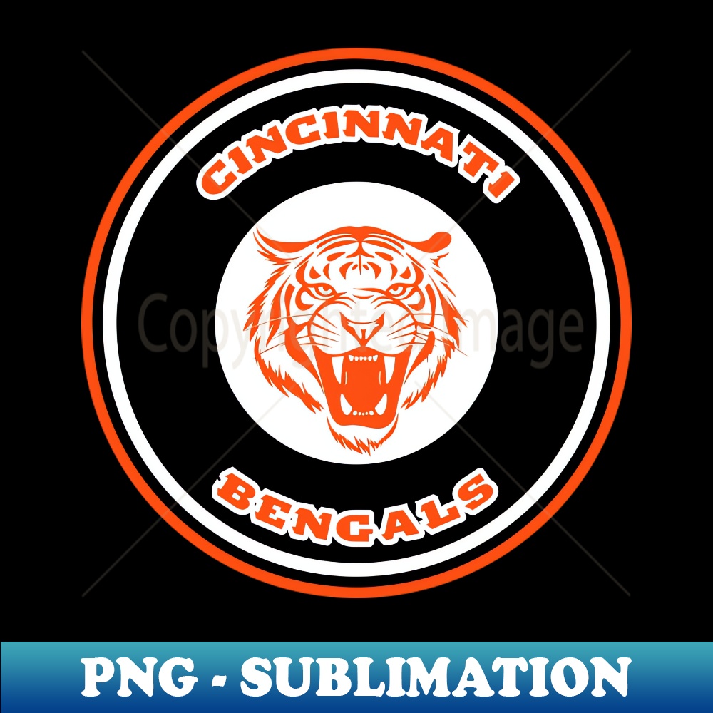 Cincinnati Bengals Tiger Head Emblem - Elegant Sublimation P | Inspire ...