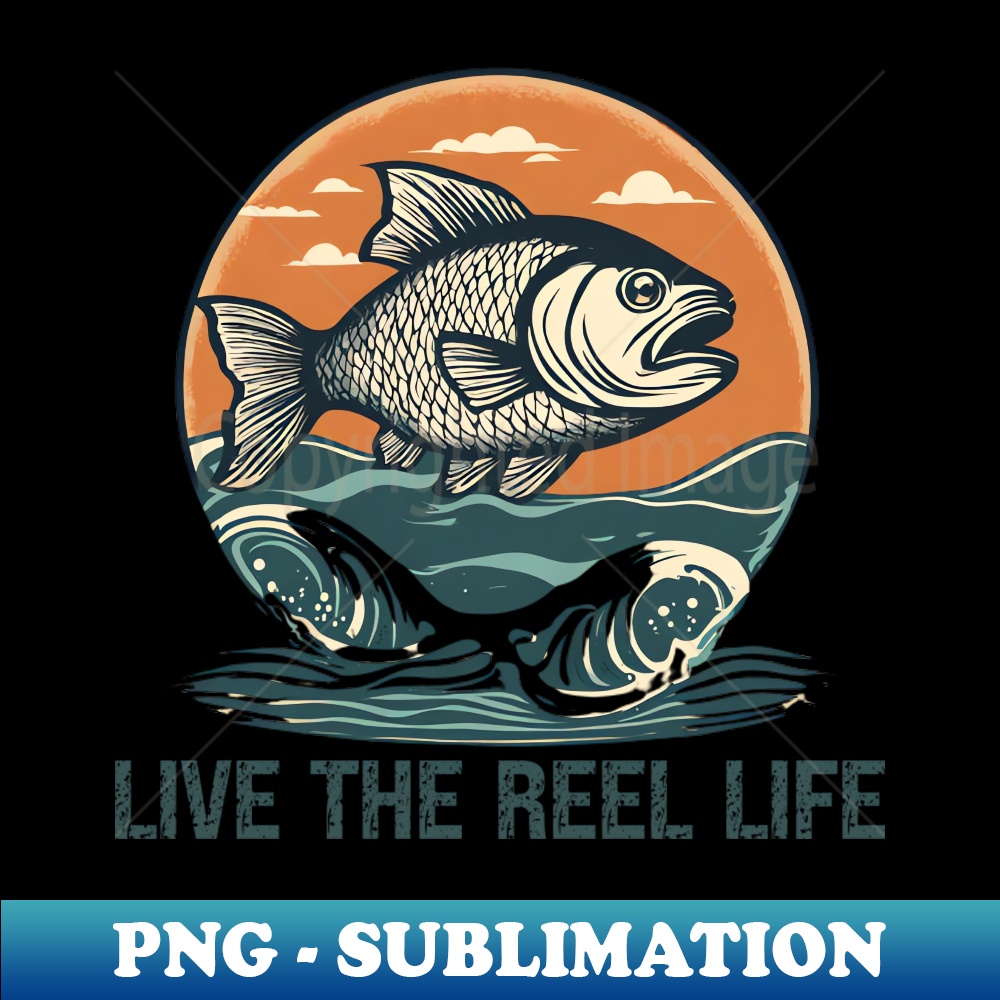 Live The Reel Life - Trendy Sublimation Digital Download - T | Inspire ...