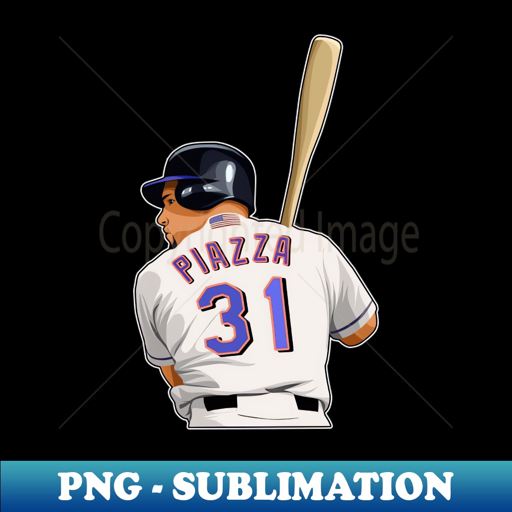 Mike Piazza 31 Bats Agains - Exclusive PNG Sublimation Downl | Inspire ...