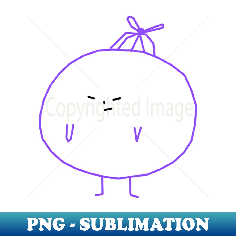 Round Blob With Limbs Wearing Hat - Elegant Sublimation PNG | Inspire ...
