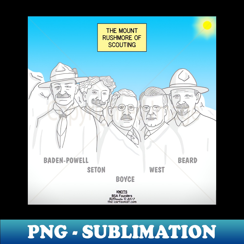 Founders of Modern Scouting - Premium PNG Sublimation File - | Inspire ...