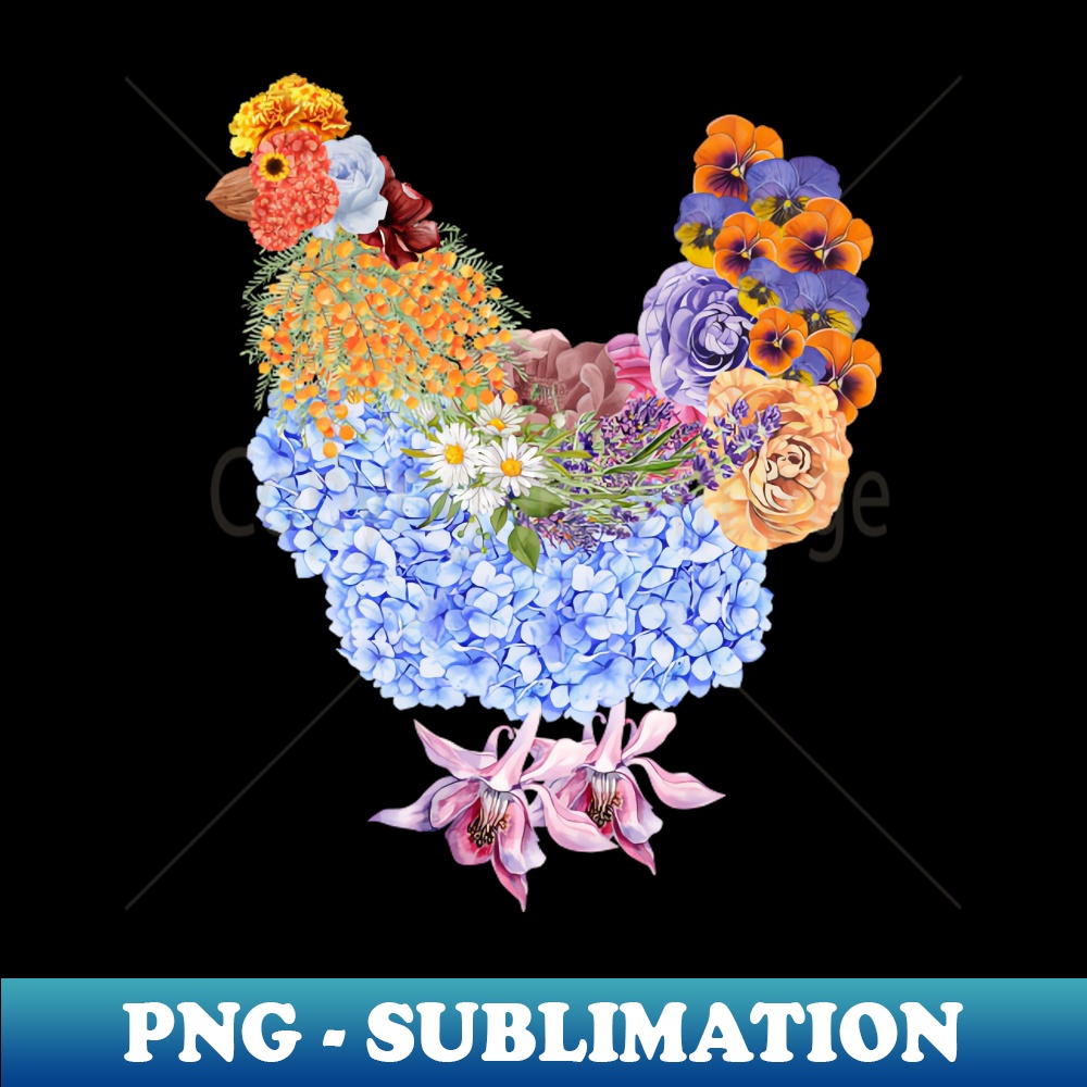 Hen natural elements design - Creative Sublimation PNG Downl | Inspire ...