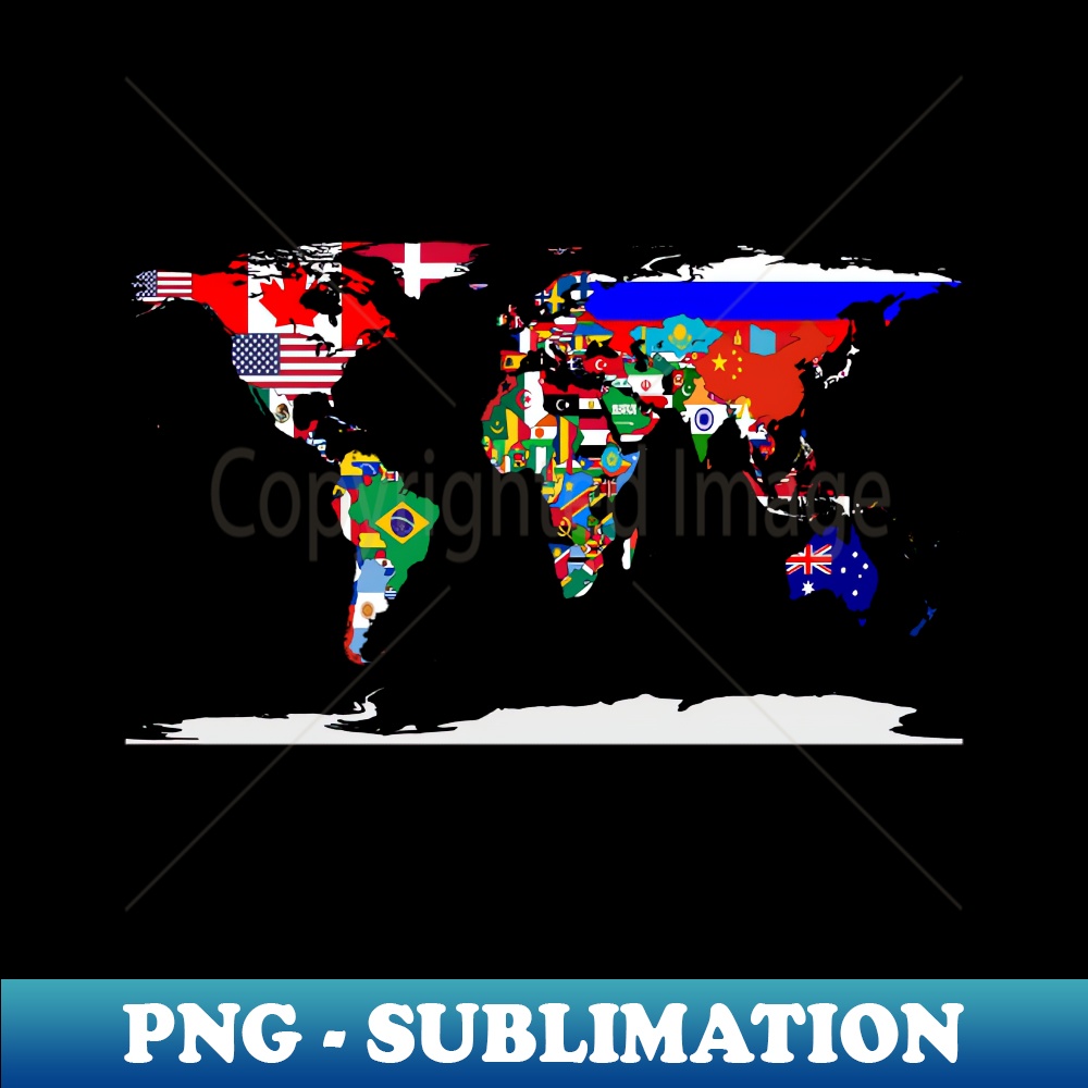 All flags of the world world flags World map continental map | Inspire ...