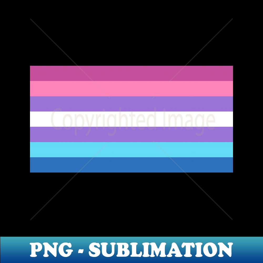 Bigender Flag - PNG Transparent Sublimation File - Bring You | Inspire ...
