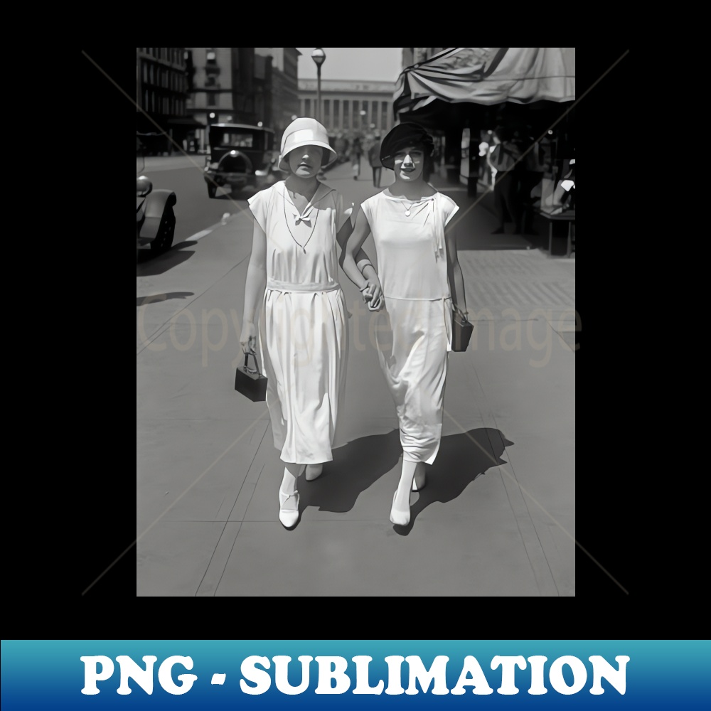 Walking Hand in Hand 1924 Vintage Photo - Special Edition Su | Inspire ...