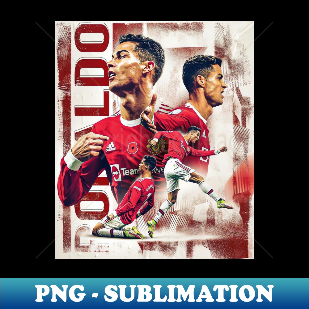 Cristiano Ronaldo Design Instant Png Sublimation Download Inspire