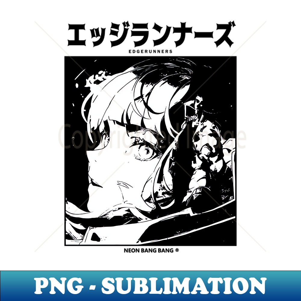 Cyberpunk Edgerunners 1 - PNG Transparent Sublimation File - Inspire Uplift
