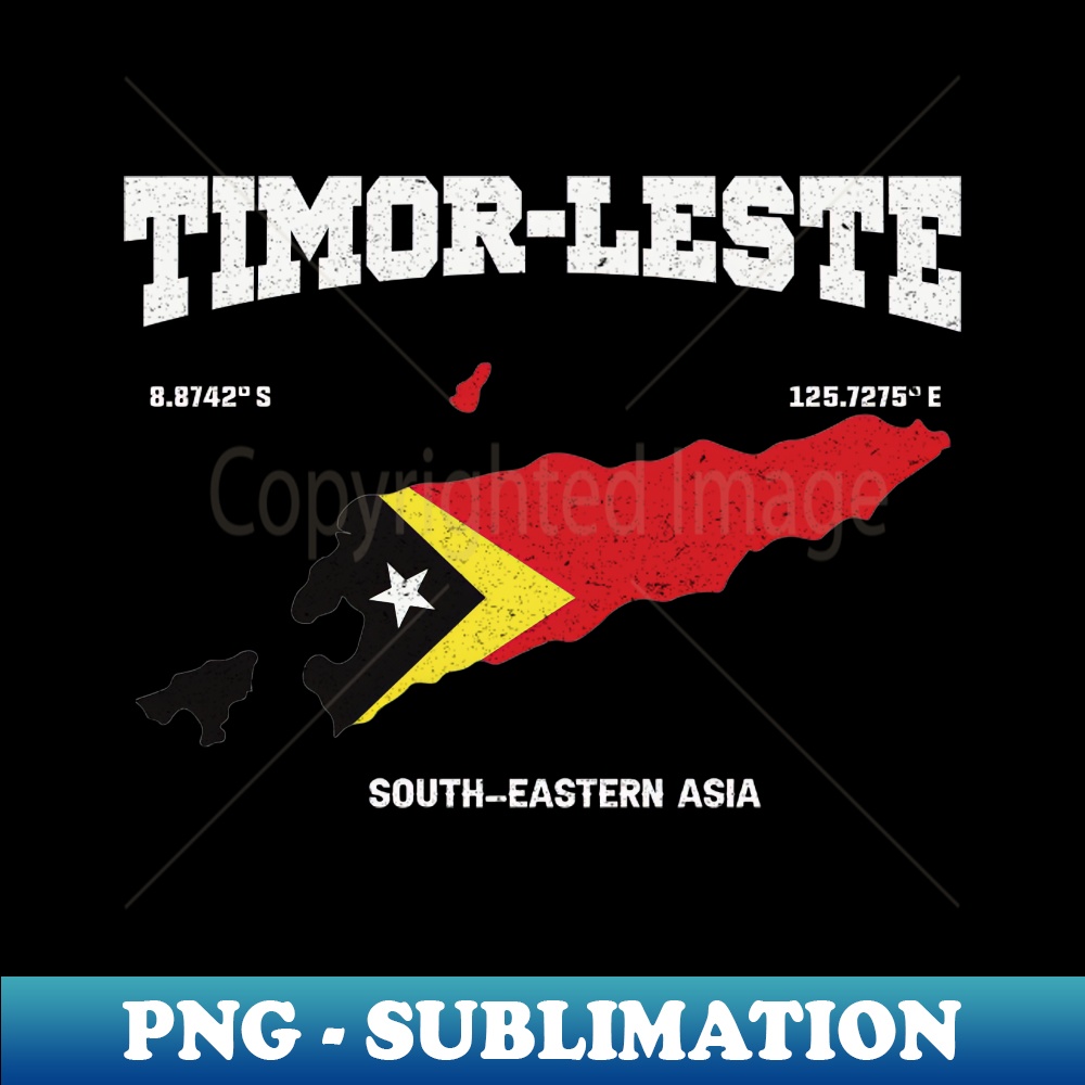 Timorese flag and map Timor Leste coordinates Timor Leste lo - Inspire ...