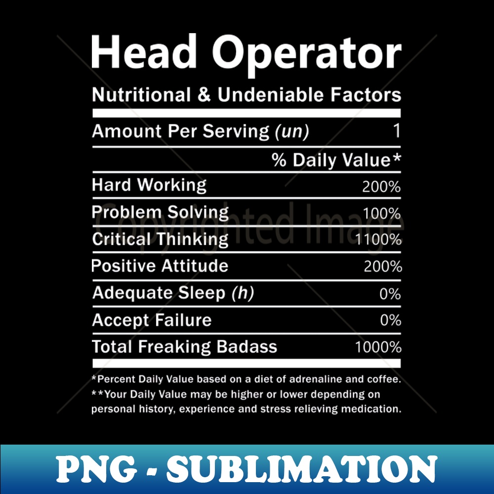 Head Operator - Unique Sublimation PNG Download - Revolution | Inspire ...