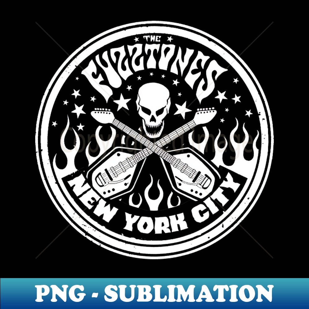 The Fuzztones - New York City - Vintage Sublimation PNG Down | Inspire ...