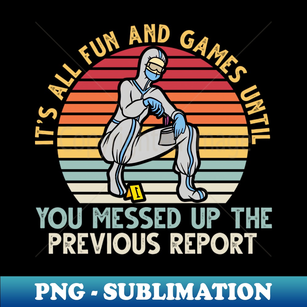 Forensic Scientist Forensics - Modern Sublimation PNG File - | Inspire ...